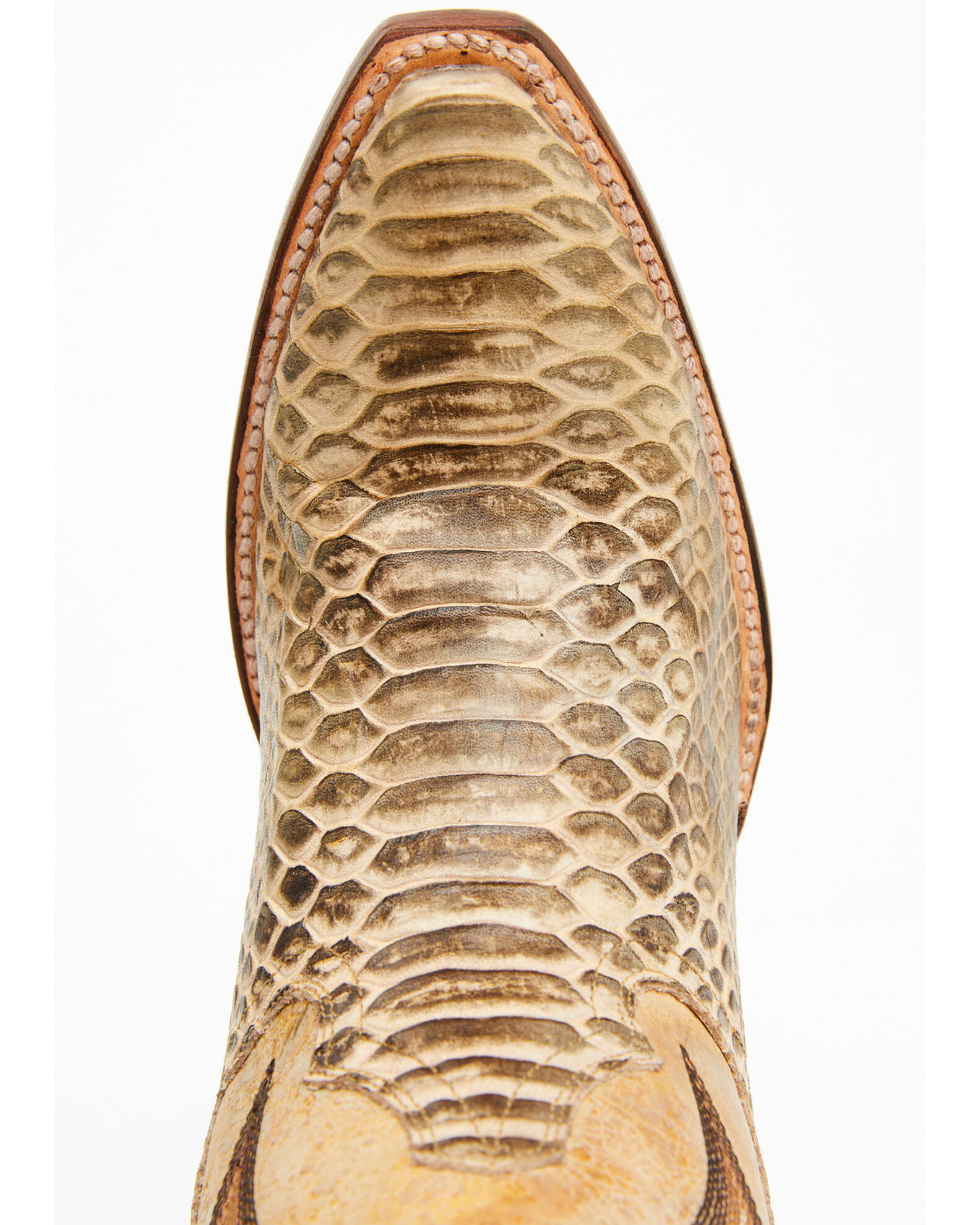 Dan Post Womens 20 Faux Python Aretha Tall Western Boots Snip Toe