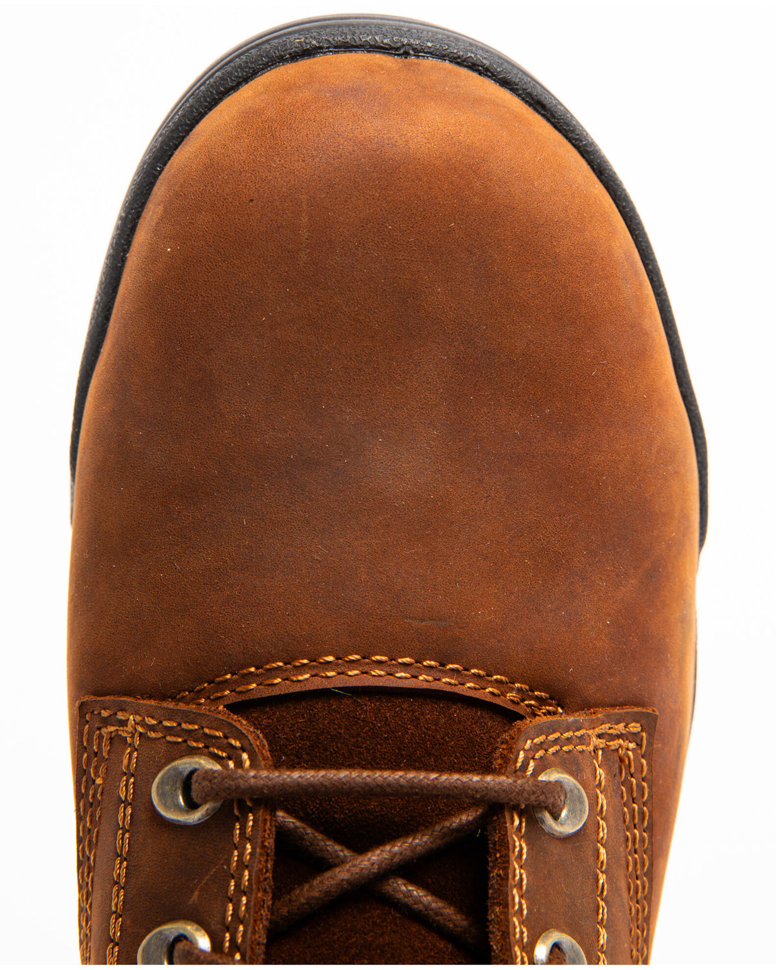 Hawx Mens 6 Enforcer Work Boots Composite Toe Brown