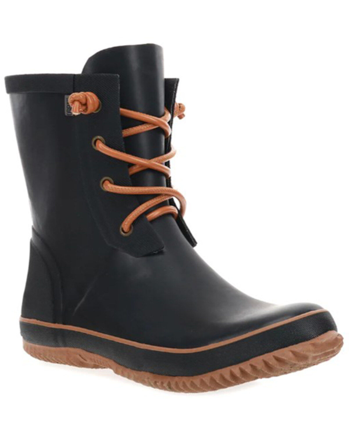 Western Chief Women's Danielle Mid Rain Boots - Round Toe, Black, hi-res