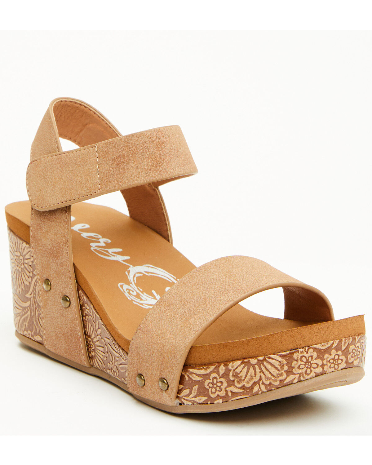 Very G Women's Devon 2 Platform Sandals, Tan, hi-res