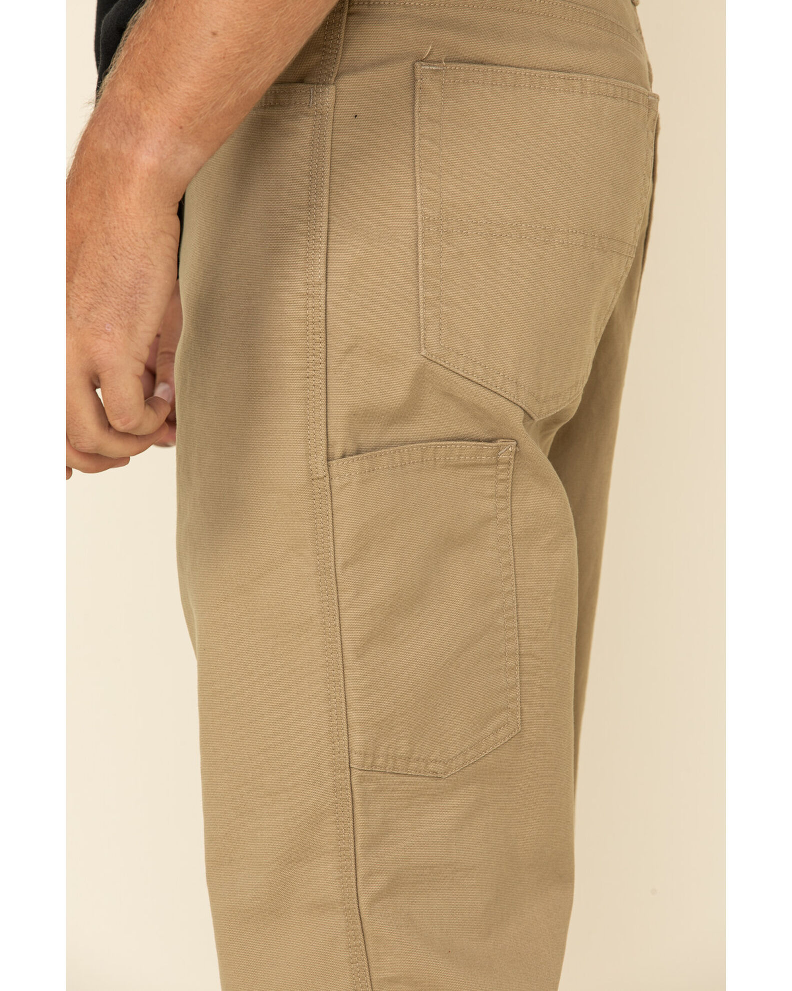 Carhartt Men's FR Rugged Flex Relaxed Canvas Work Pants, Beige/khaki