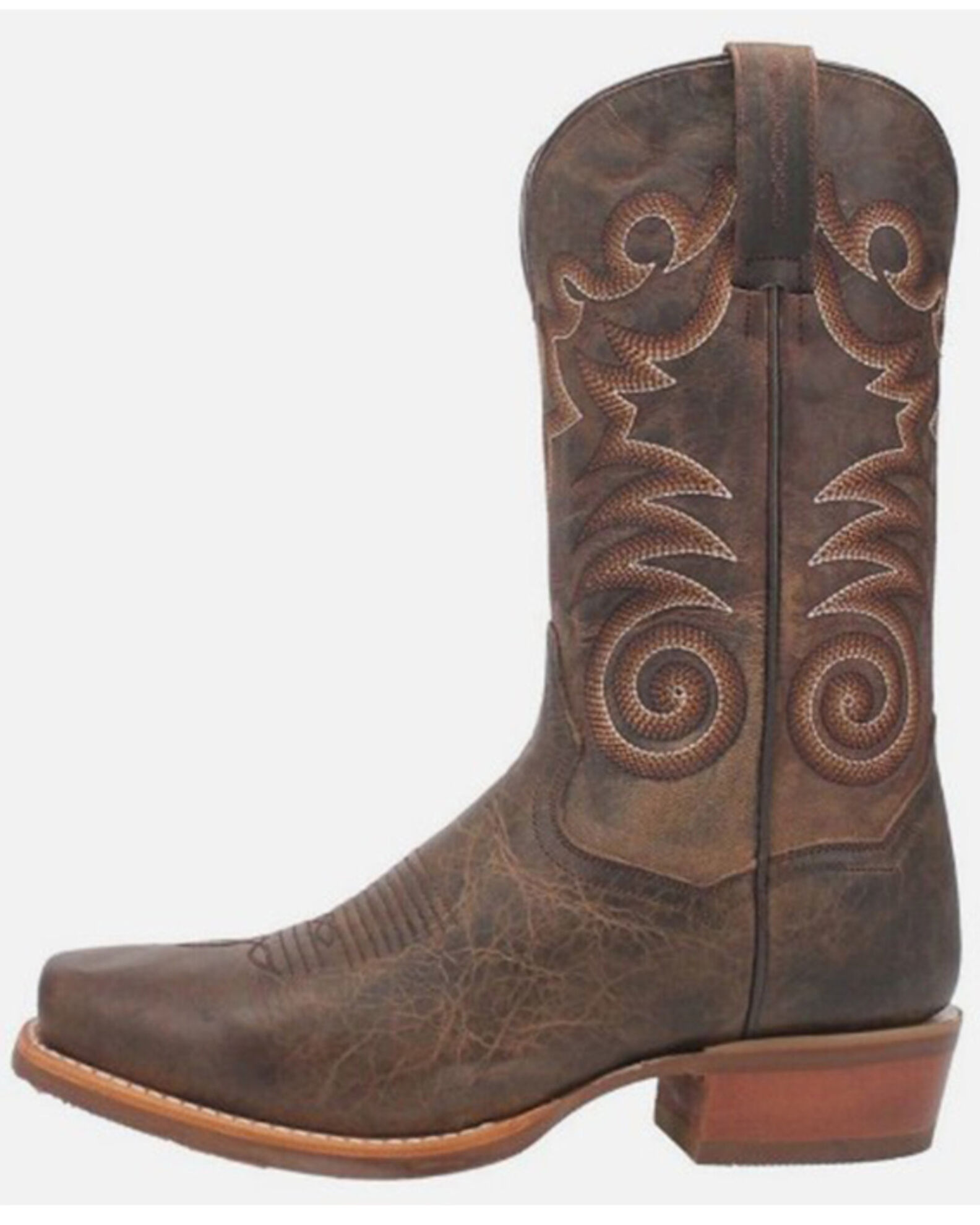 Dan Post Mens Richland Performance Western Boots Square Toe Brown