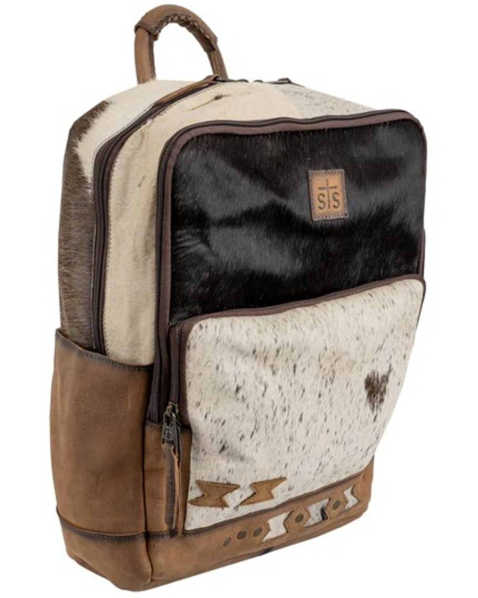 STS Ranchwear By Carroll Women's Roswell Cowhide Faye Backpack, Tan
