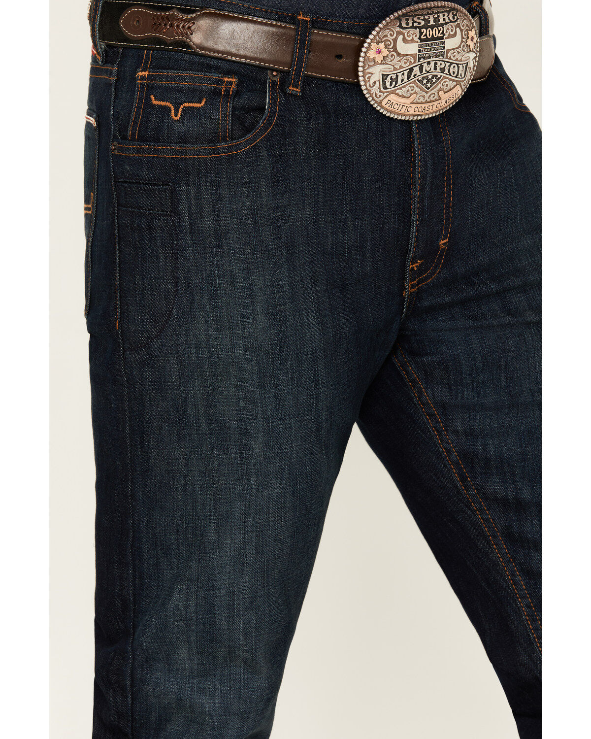 Kimes Ranch Men's Roger Dark Wash Stretch Slim Bootcut Jeans | Boot Barn