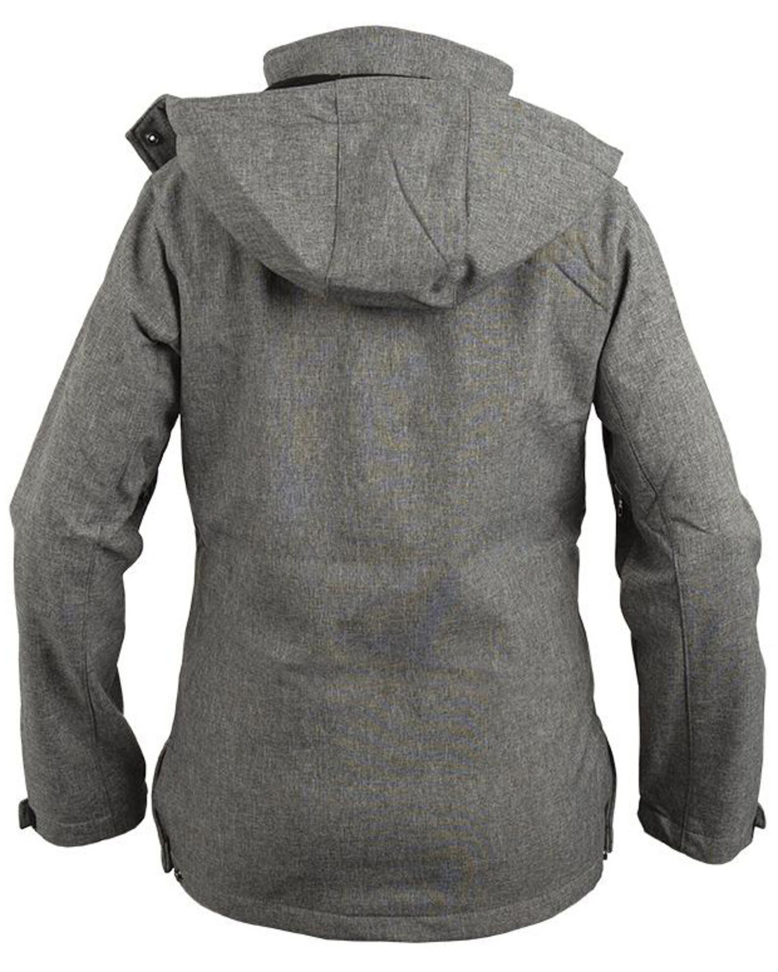 STS Ranchwear Women's Barrier Softshell Hooded Jacket, Light Grey