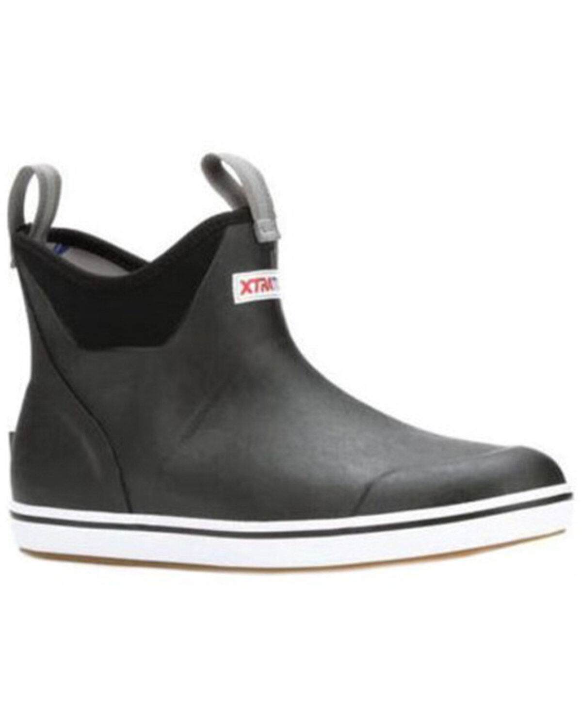 Xtratuf Women's 6" Ankle Deck Boots - Round Toe , Black, hi-res