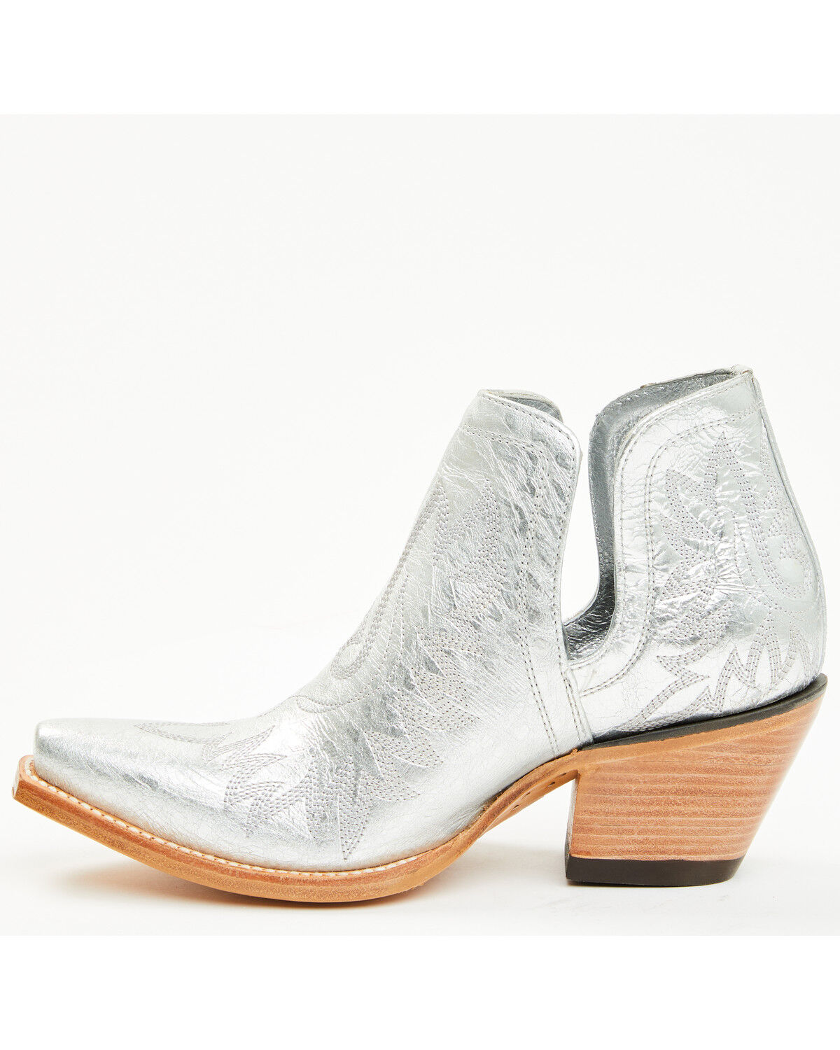 Ariat Women's Dixon Western Booties - Snip Toe, Silver