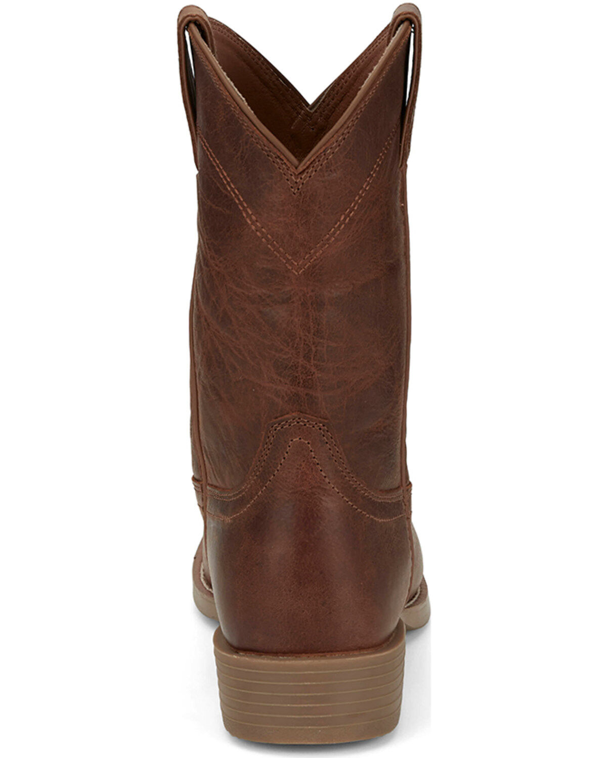Justin Men's Roper Western Boots - Round Toe, Brown