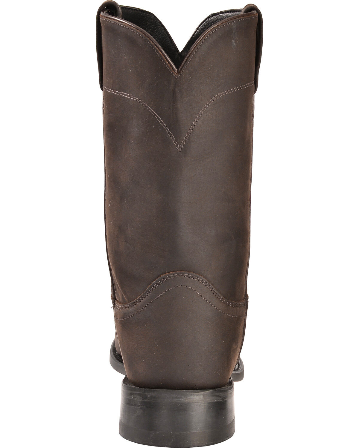 Old West Men's Roper Western Boots - Round Toe, Distressed