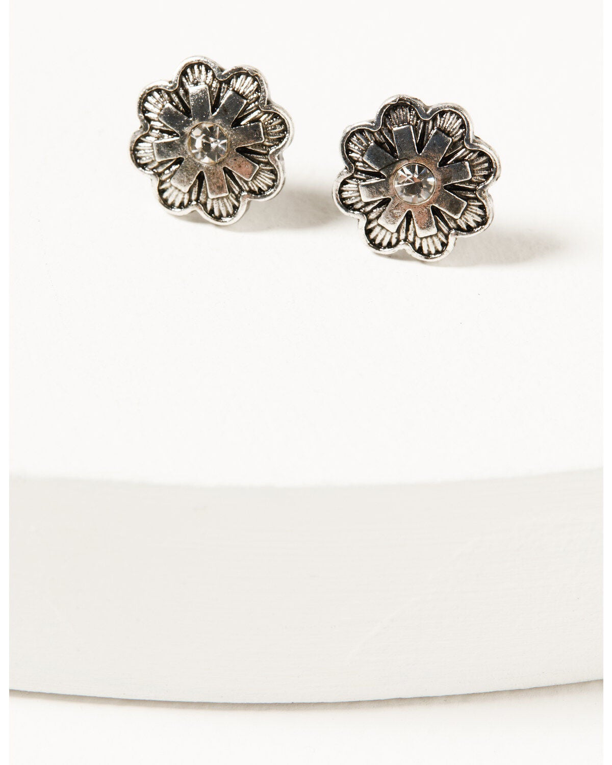 Shyanne Women's Bisbee Falls 6-Piece Cross & Cactus Earrings Set, Silver