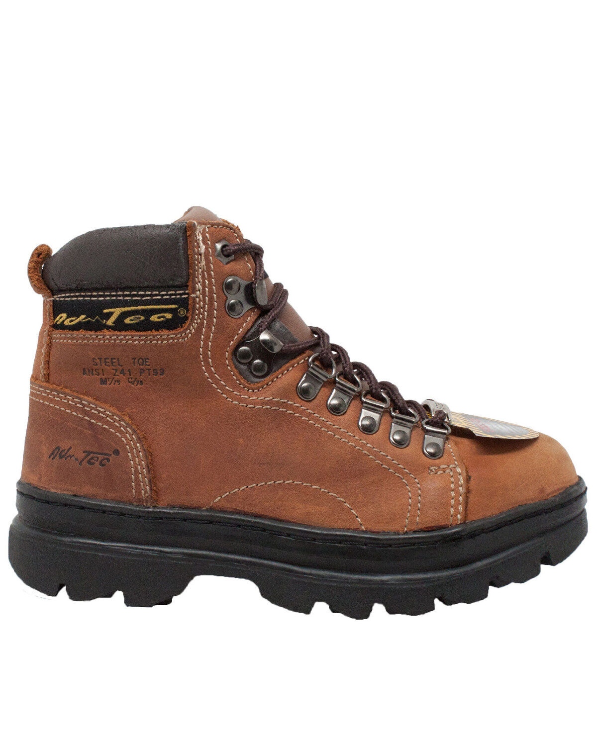 Ad Tec Women's Brown 6" Work Boots - Steel Toe | Boot Barn