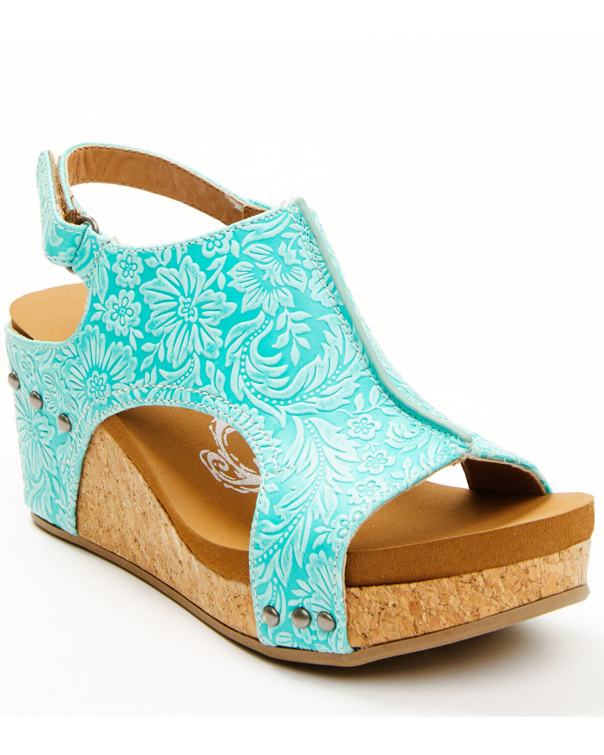 Very G Women's Isabella Sandals, Turquoise, hi-res