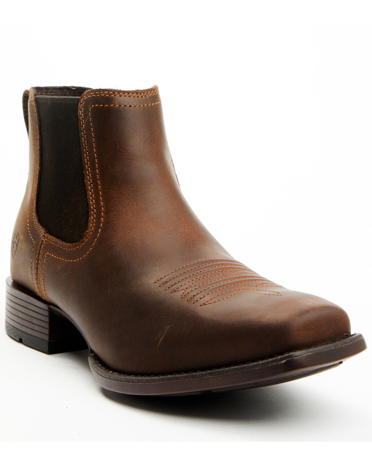 Ariat Men's Booker Ultra Chelsea Boots - Square Toe, Brown