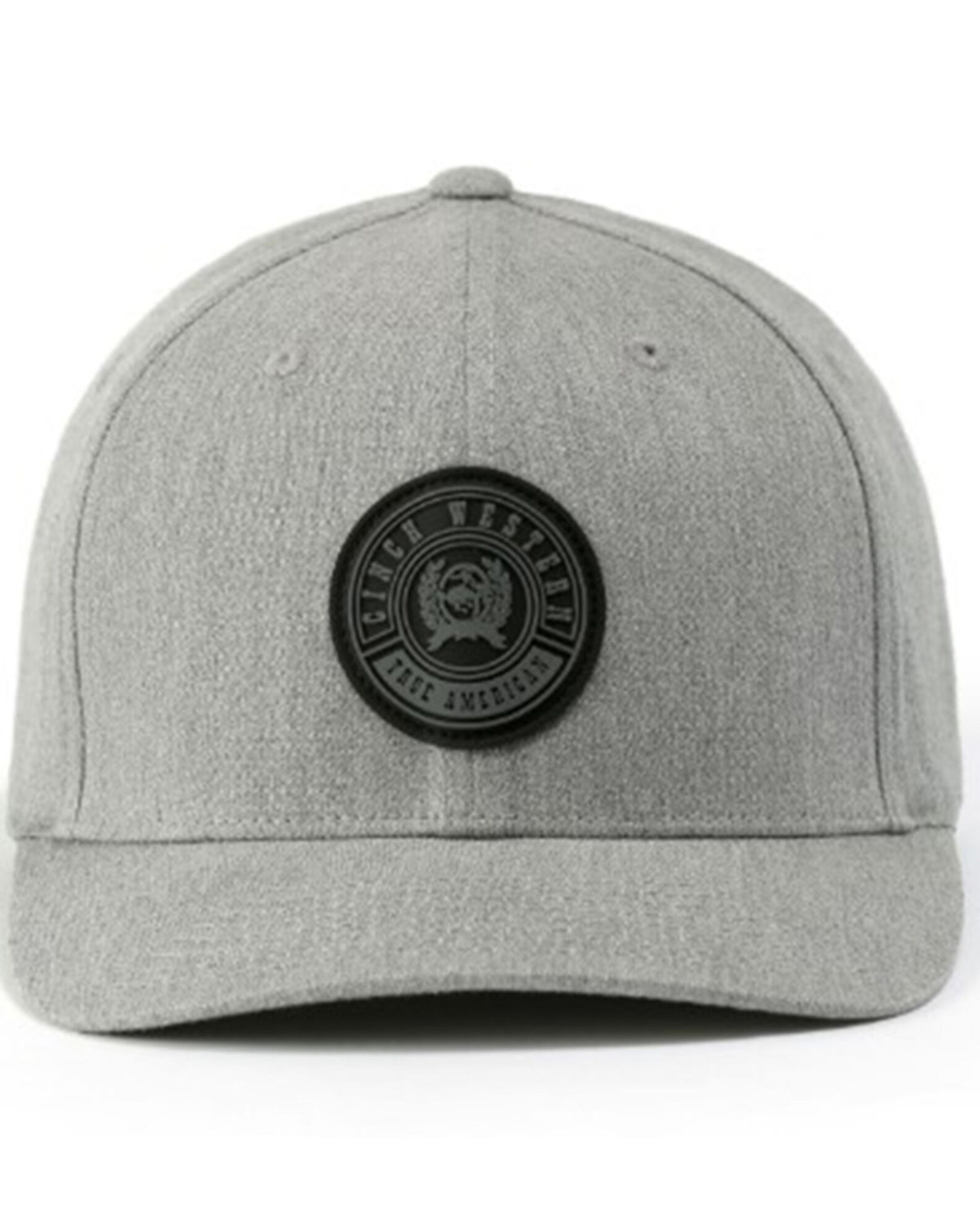Cinch Men's Rubber Patch Ball Cap, Grey