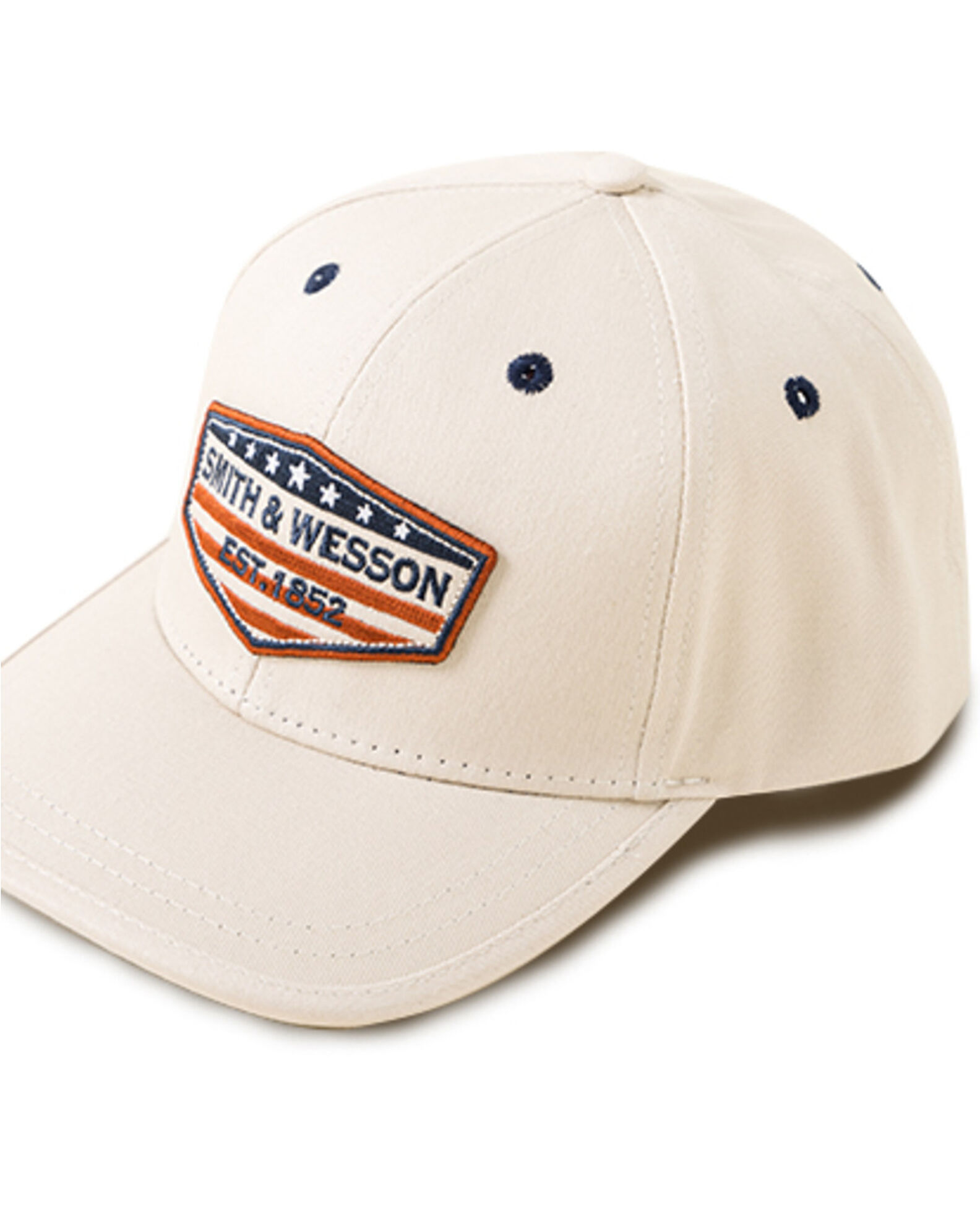 Smith & Wesson Men's Full Twill USA Cap, Beige/khaki