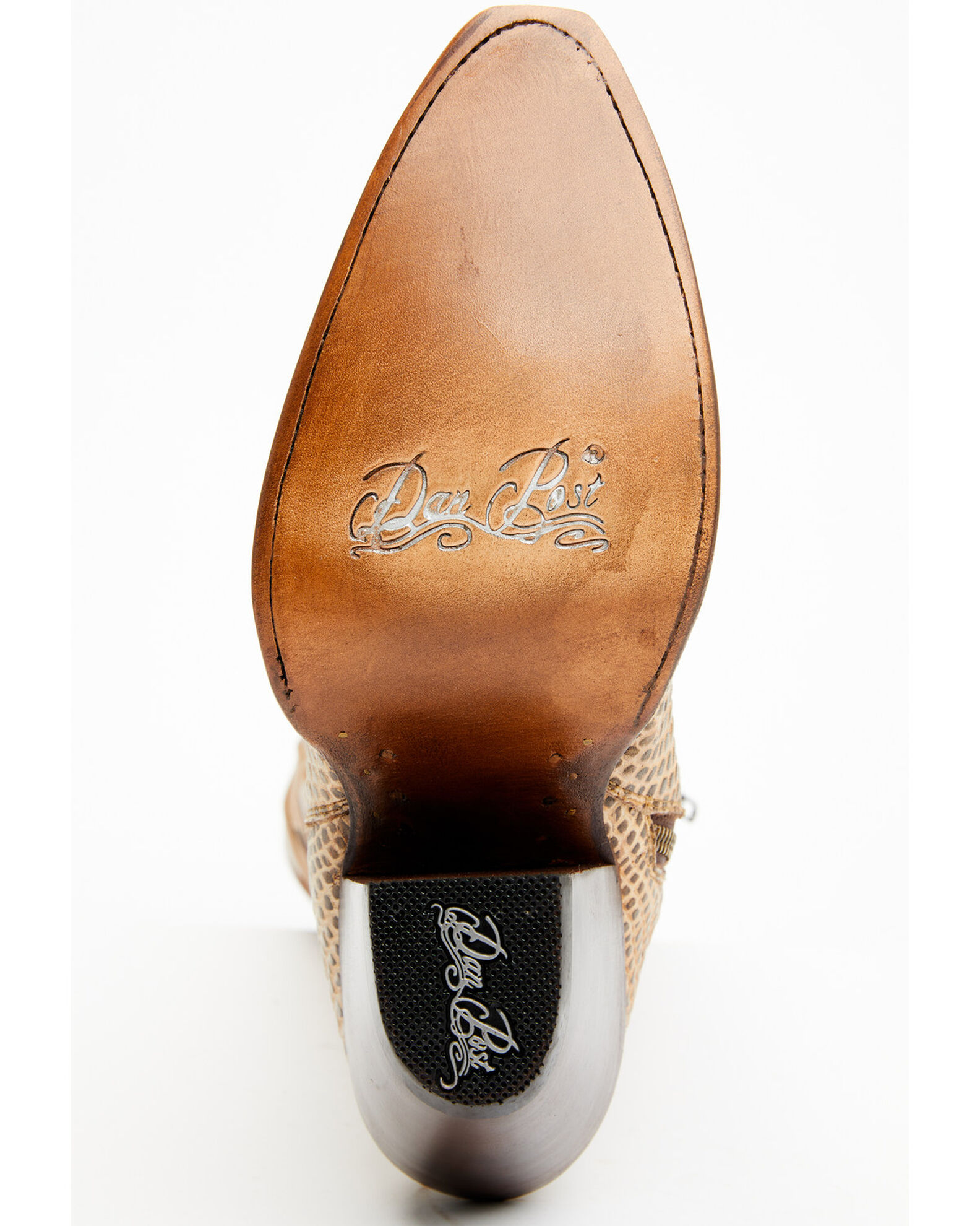 Dan Post Womens 20 Faux Python Aretha Tall Western Boots Snip Toe