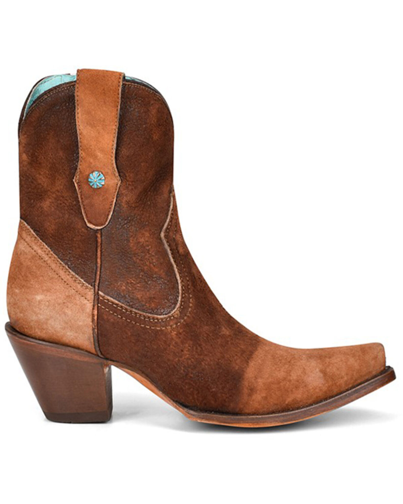 Corral Women's Lamb Fashion Booties - Snip Toe, Brown