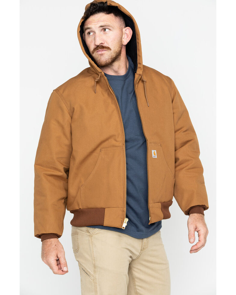 Carhartt Quilted Flannel-Lined Duck Active Jacket | Boot Barn