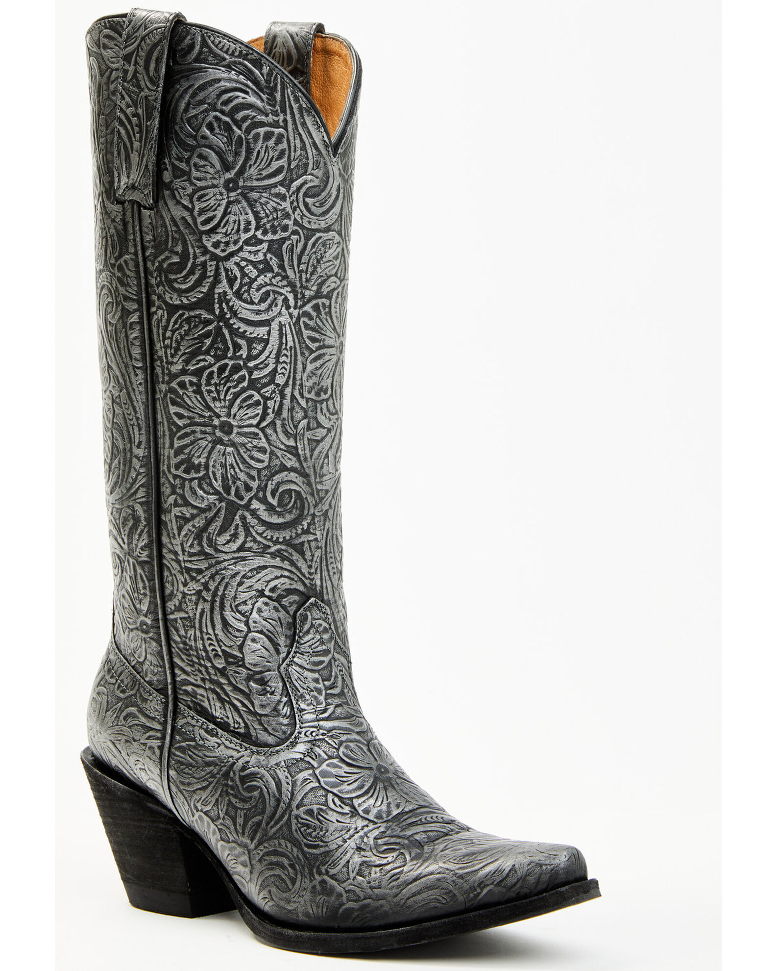 Shyanne Women's Florence Western Boots - Snip Toe, Black