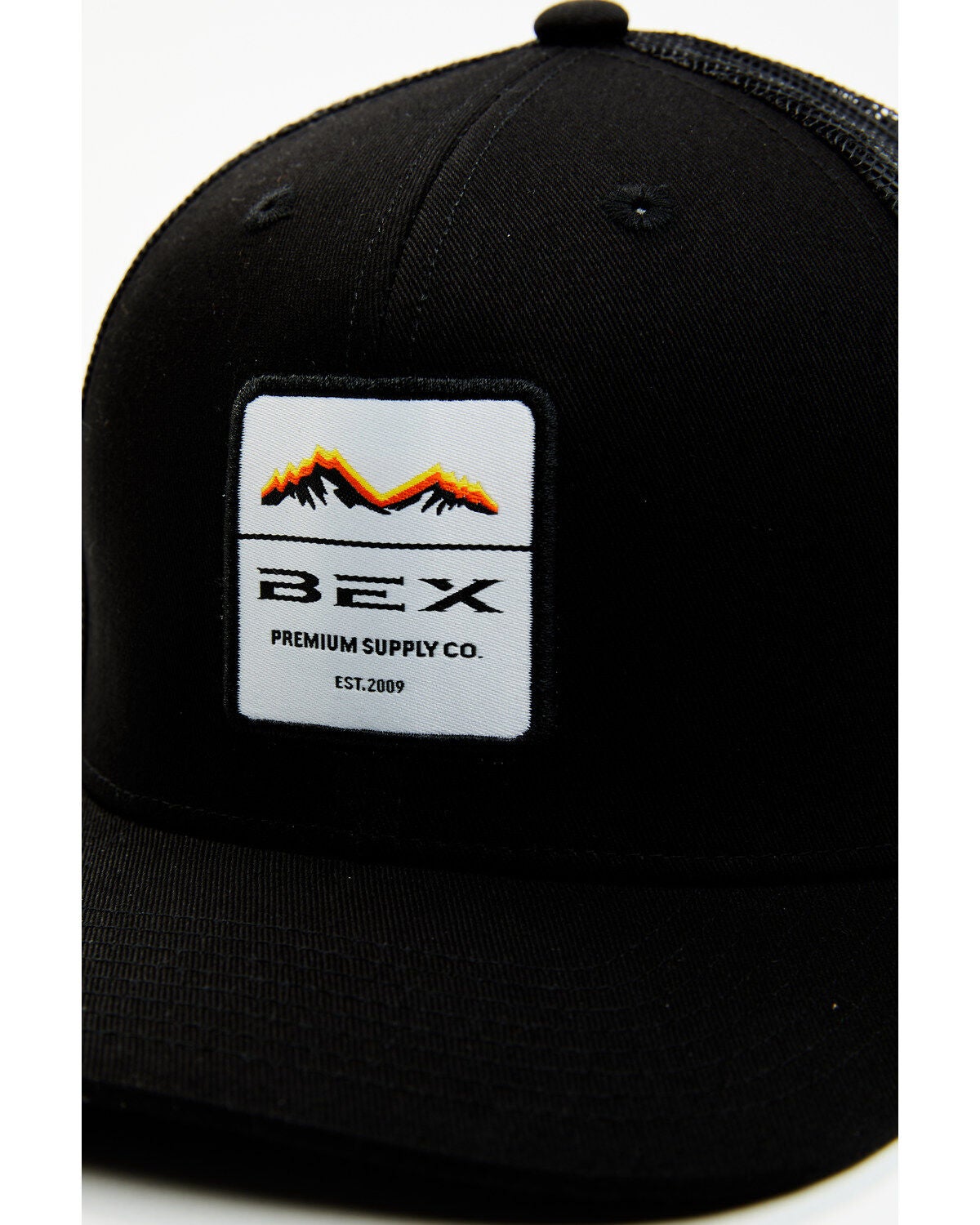 Bex Men's Raworth Mountain Patch Ball Cap, Black
