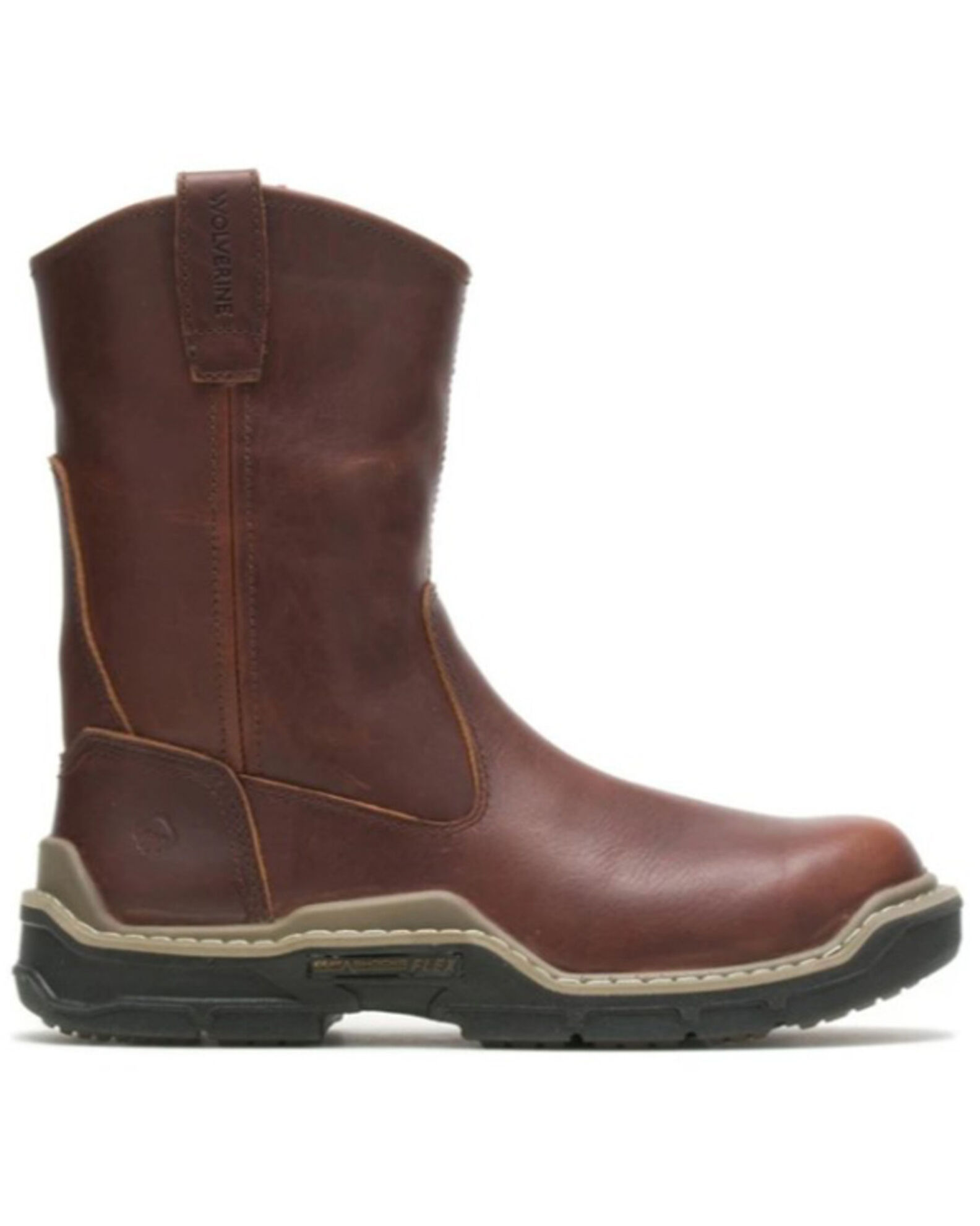 Wolverine Men's Raider Durashock Western Work Boots - Soft Toe, Brown