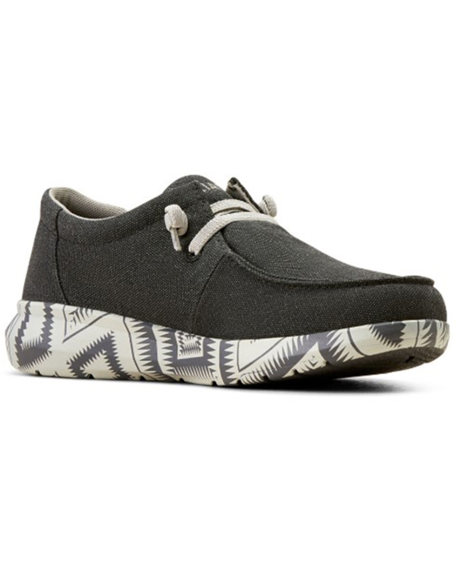 Product Name Ariat Mens Hilo Stretch Lace Casual Shoes Moc Toe
