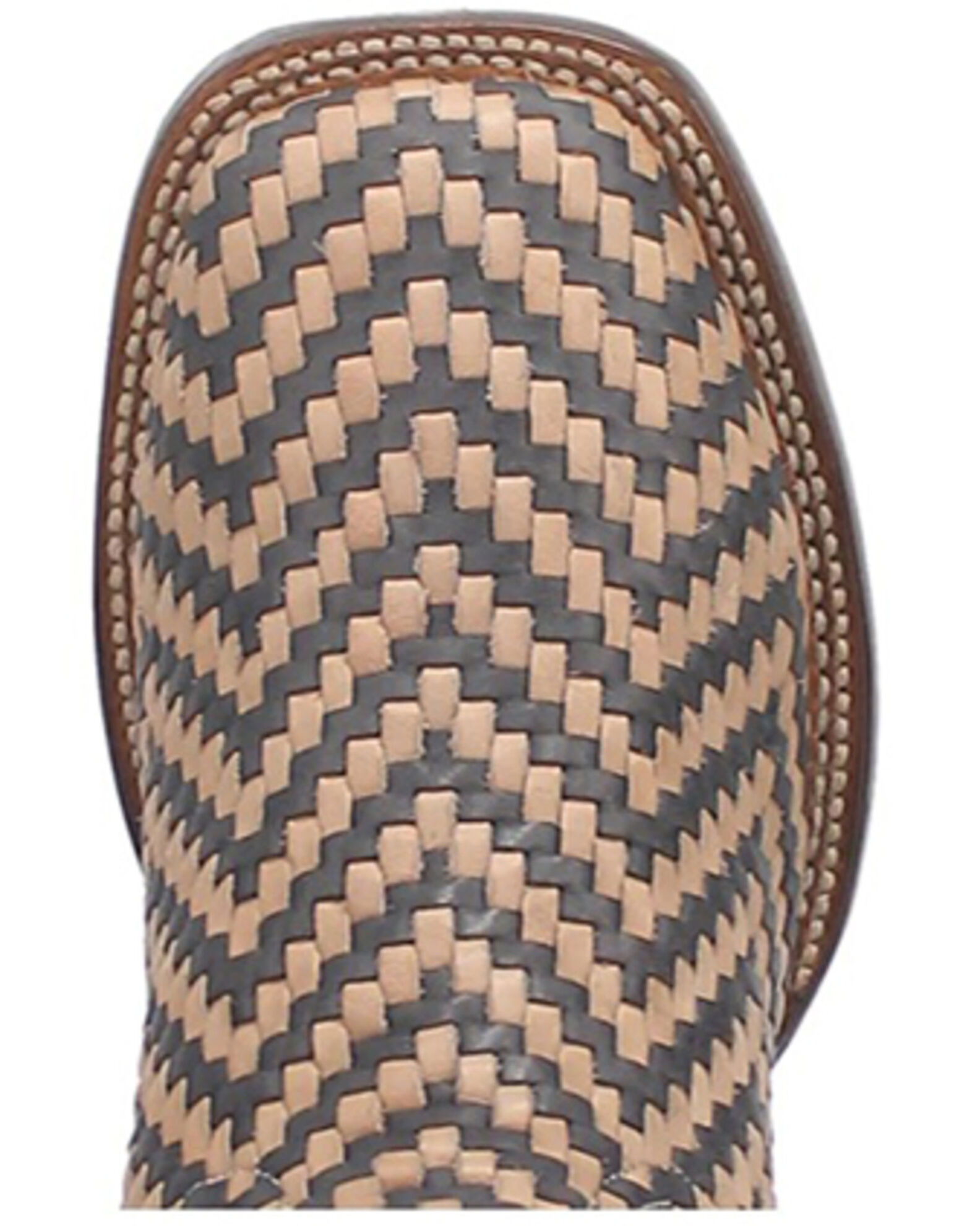 Dan Post Mens Keaton Basket Weave Performance Western Boots Broad