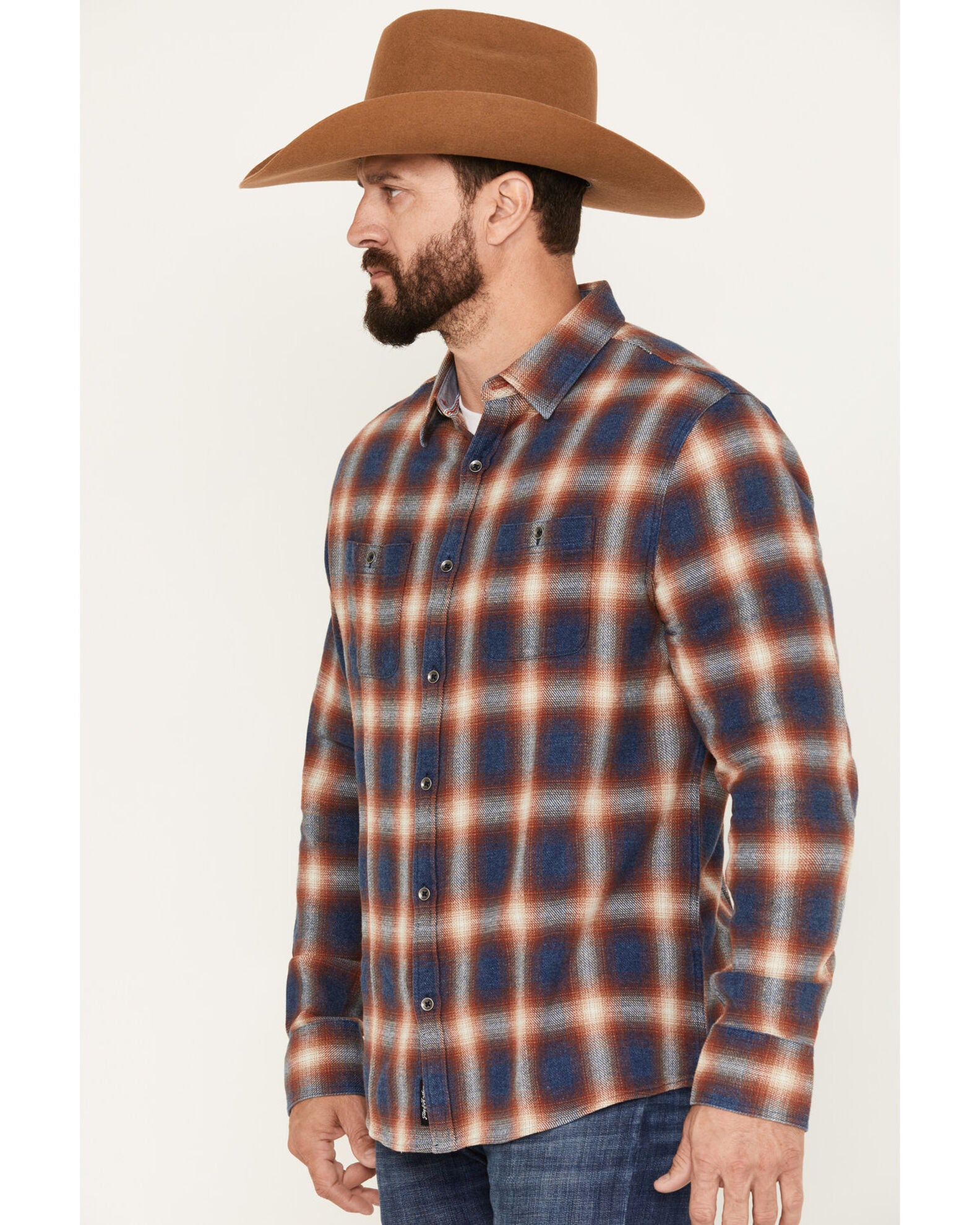 Flag & Anthem Men's Allendale Vintage Washed Flannel Long Sleeve Shirt ...
