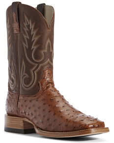 Men's Ostrich Skin Boots - Boot Barn