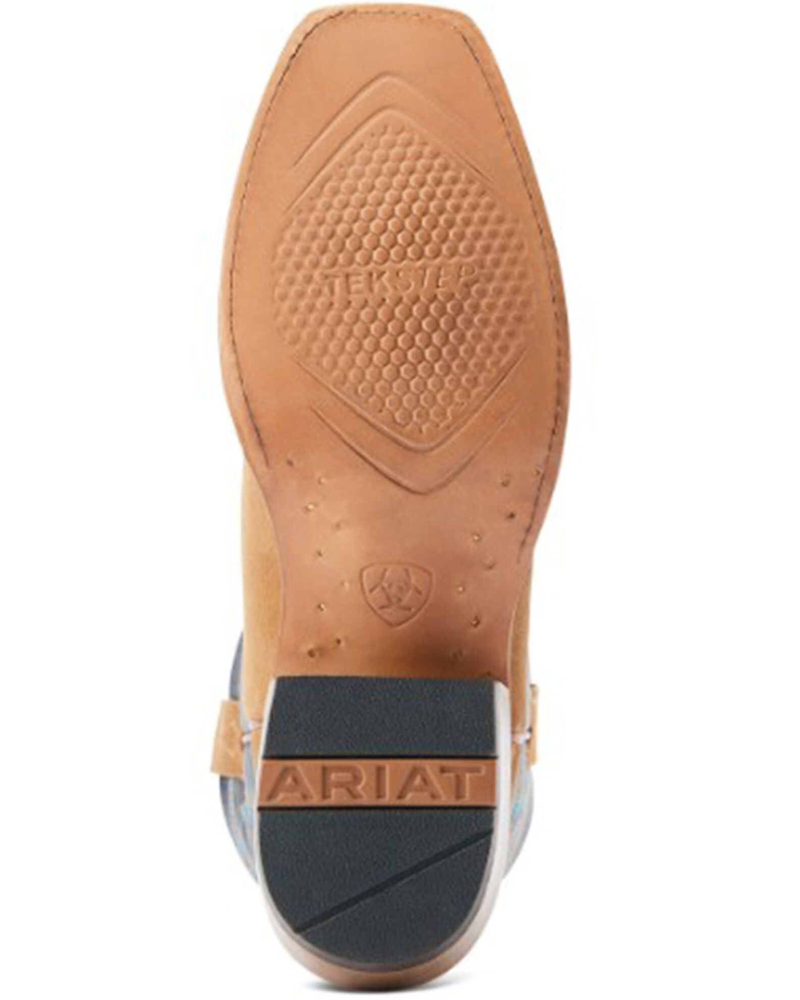 Ariat Men's Futurity Showman Roughout Western Boots - Square Toe, Beige ...