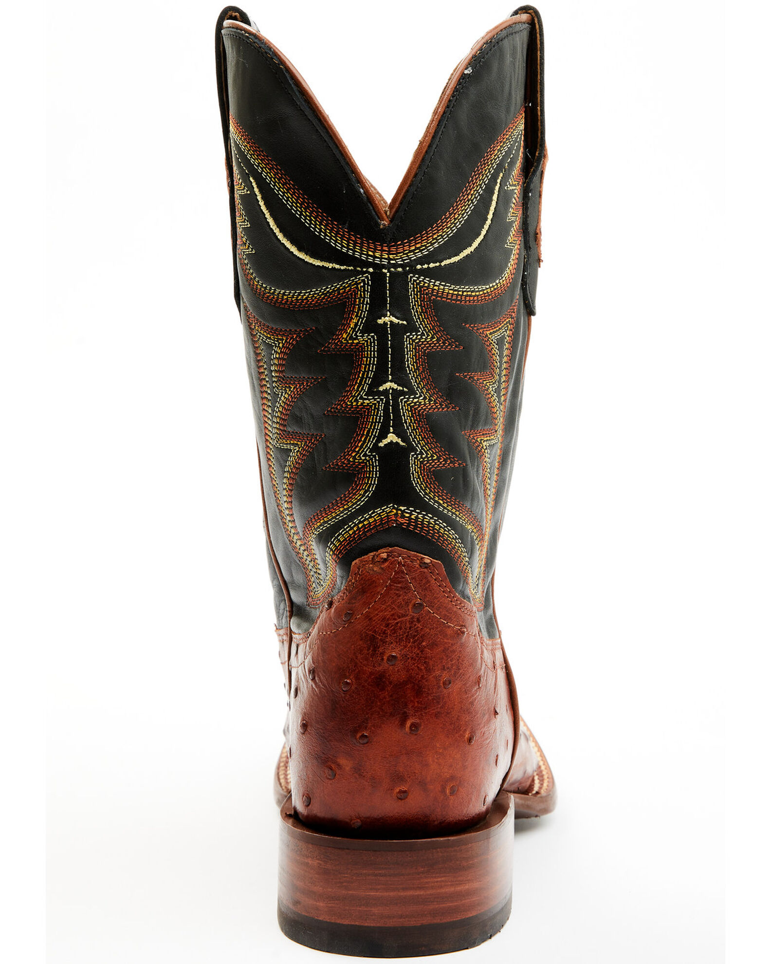 Cody James Mens Exotic Full Quill Ostrich Western Boots Broad Square