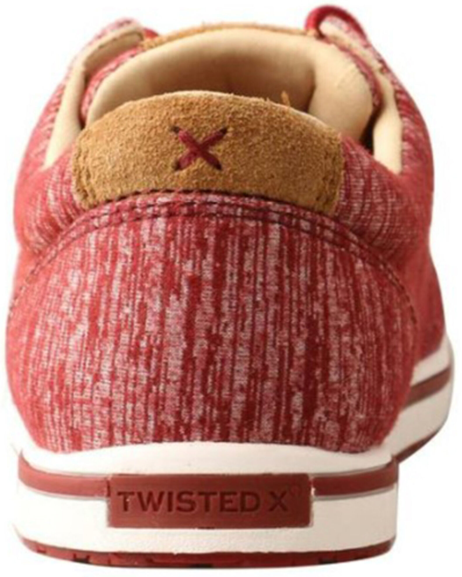 Twisted X Women's Kicks Casual Shoes - Moc Toe, Red