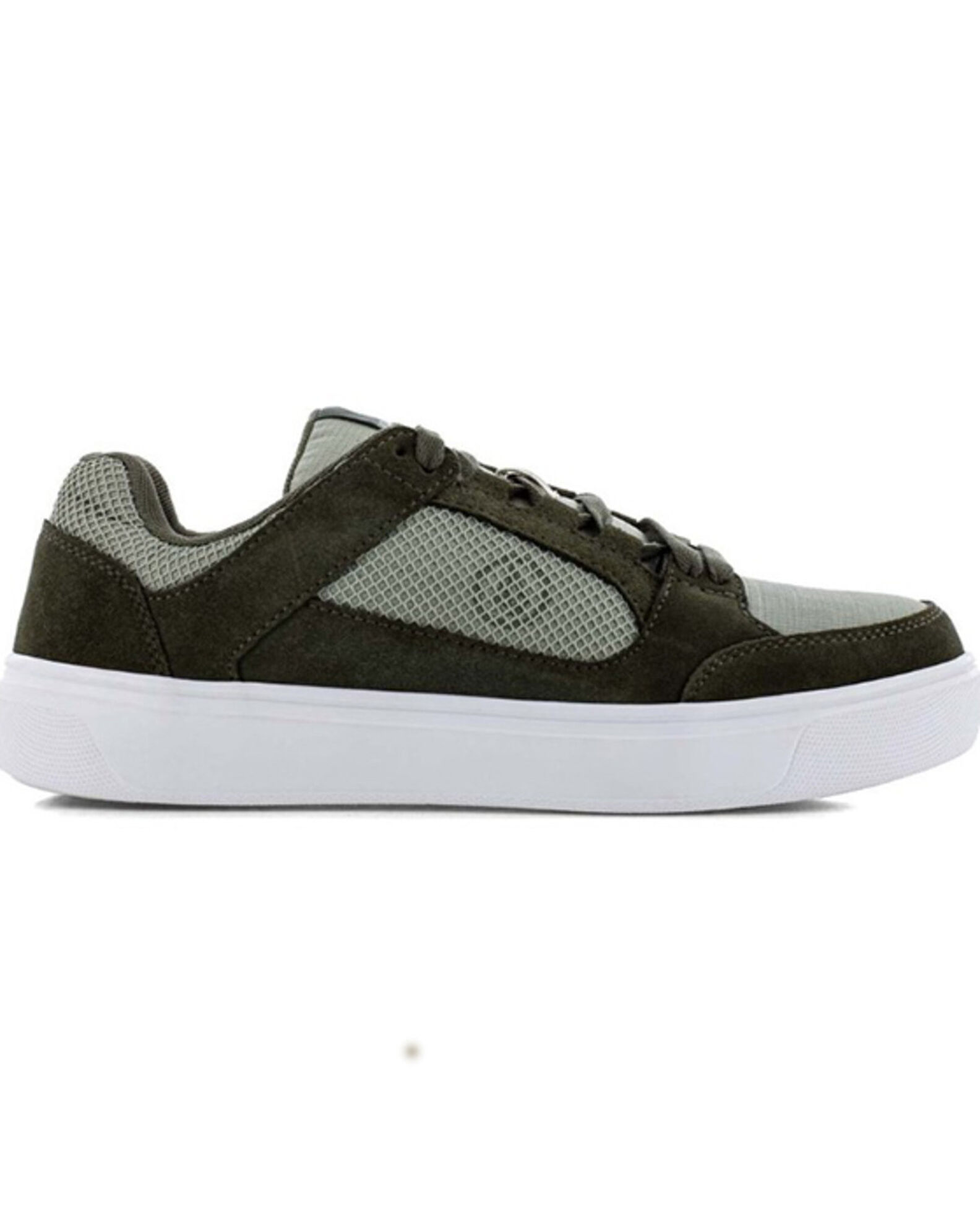Volcom Men's Evolve Skate Inspired Work Shoes - Composite Toe, Olive