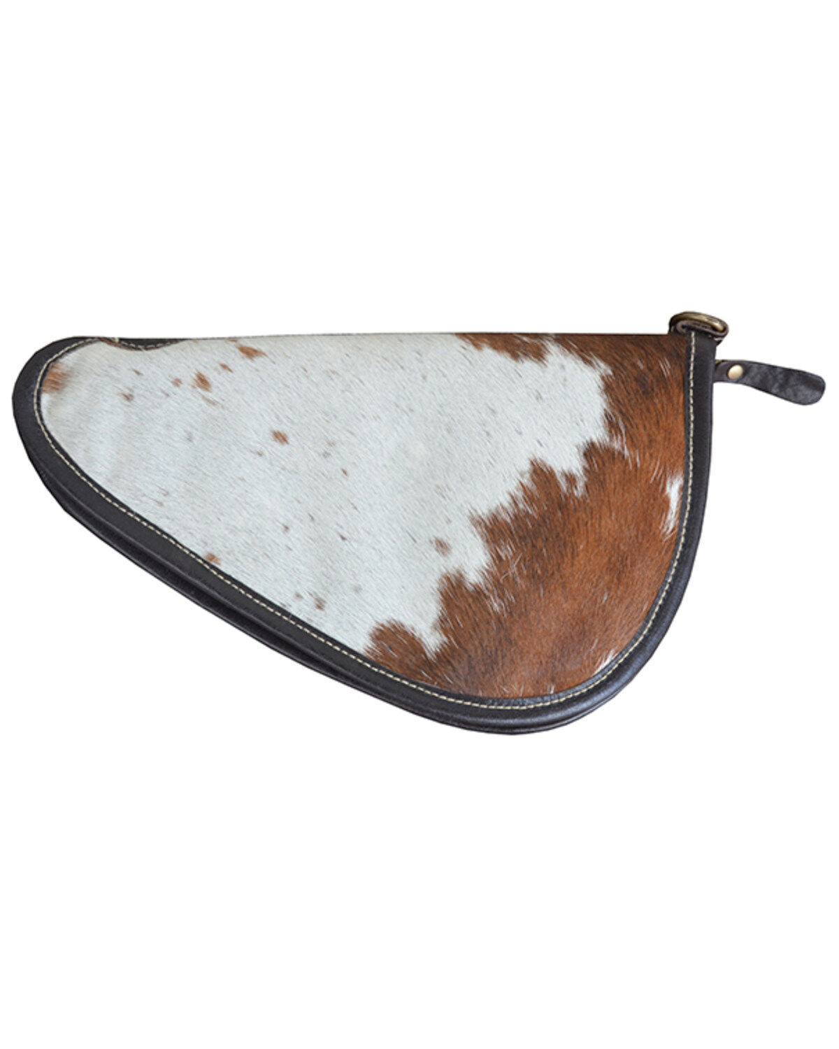 Myra Bag Brown & White Hair-on Leather Gun Cover, Brown, hi-res