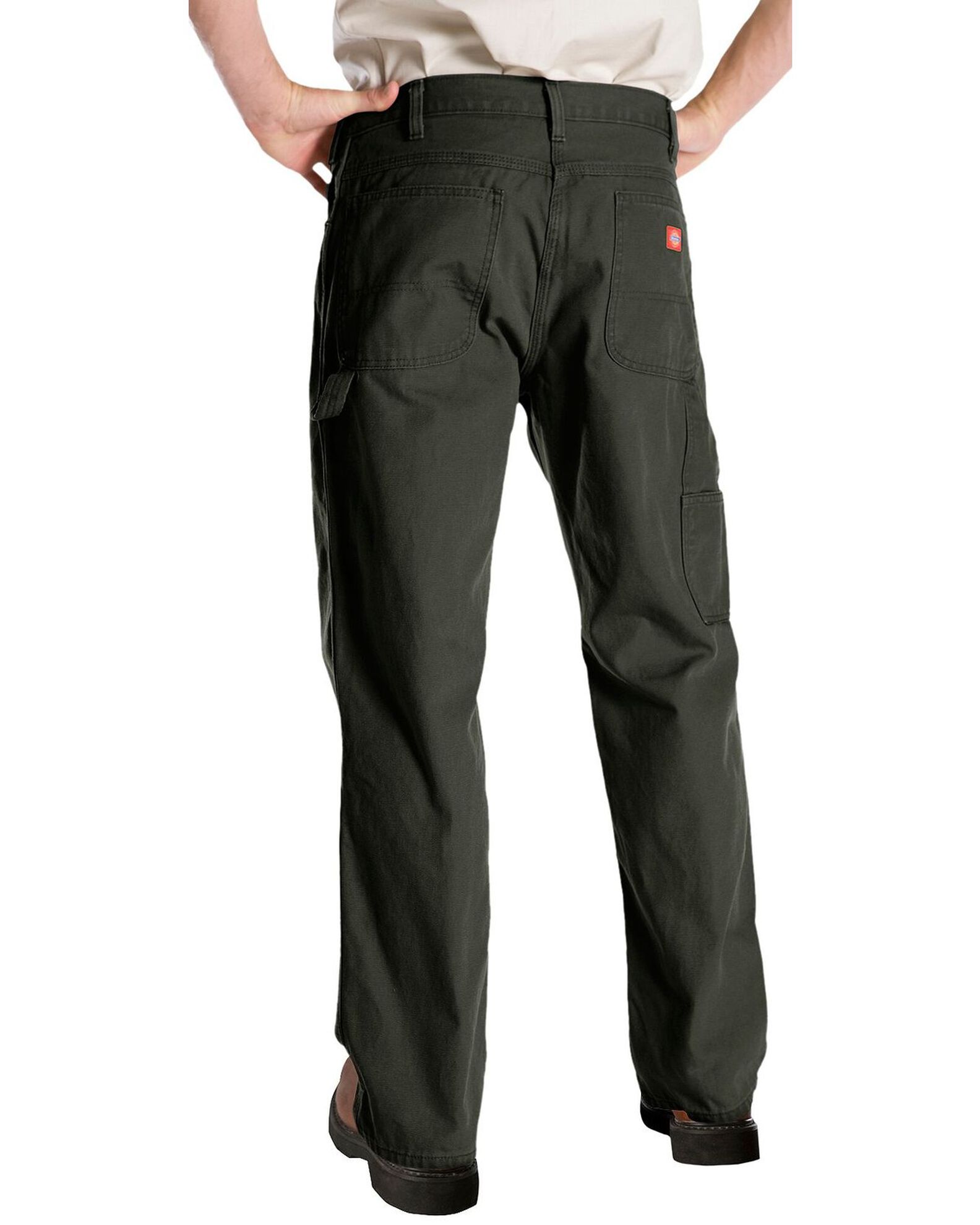 Dickies Rinsed Duck Utility Jeans, Moss