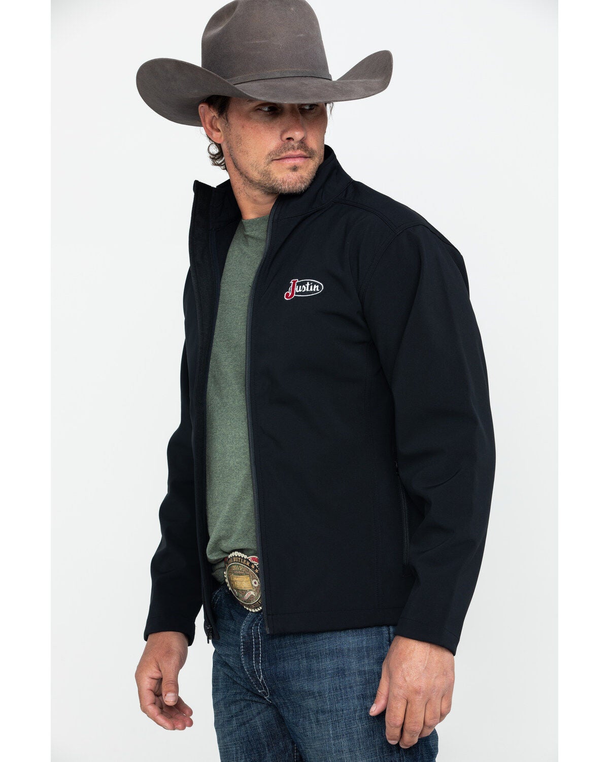 Justin Men's Laminated Softshell Bonded Jacket