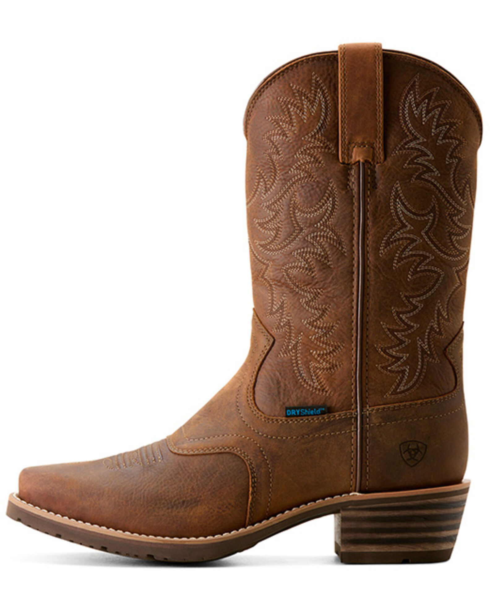 Ariat Men's Hybrid Roughstock Waterproof Western Boots - Square Toe, Brown