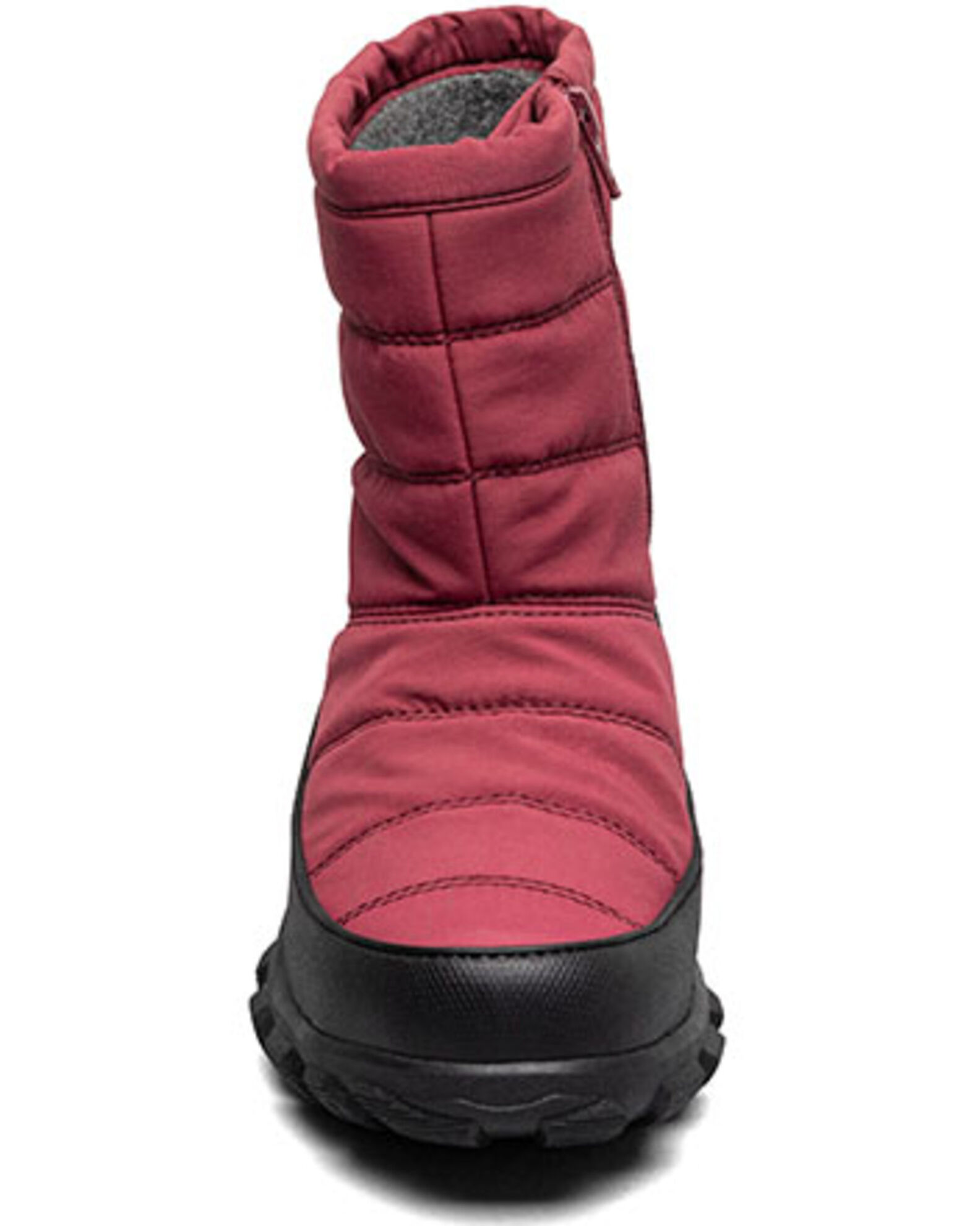 Bogs Women's Cedar Quilt Waterproof Boots - Round Toe, Red