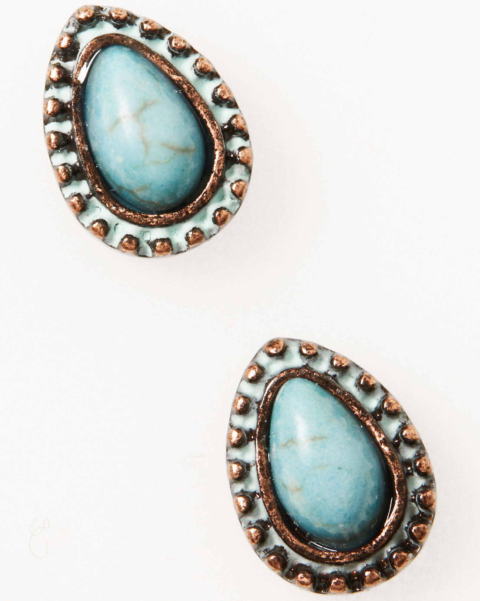Shyanne Womens Bronze And Turquoise 6 Piece Earrings Set Boot Barn