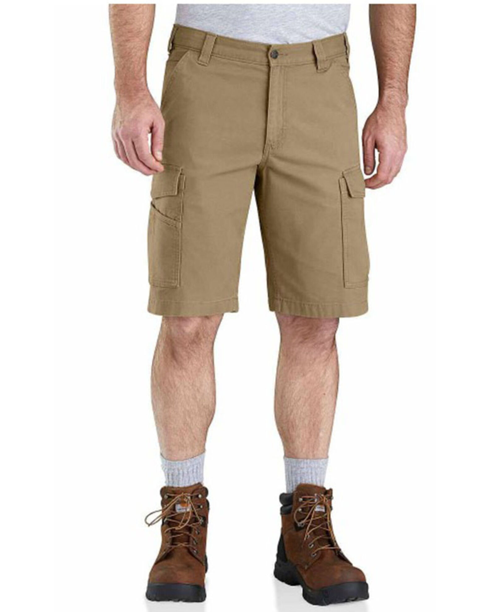 Carhartt Men's Rugged Flex Rigby Work Cargo Shorts, Beige/khaki