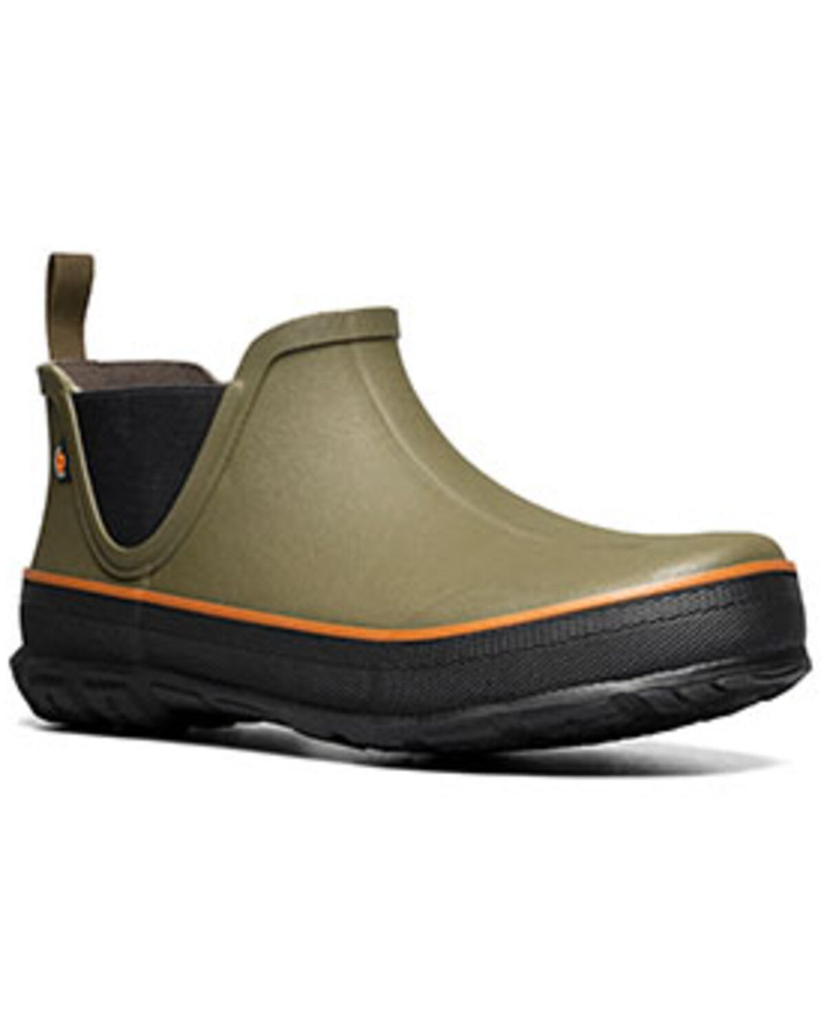 Bogs Men's Digger Slip-On Waterproof Rubber Boots - Round Toe,
