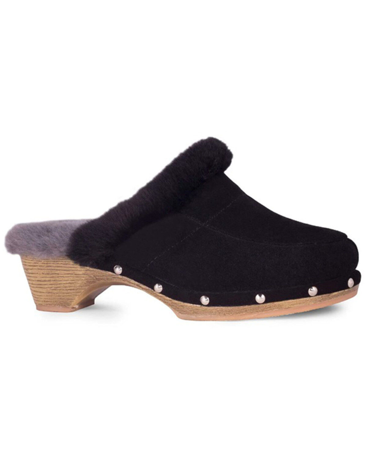 Cloud Nine Women's Monica Sheepskin Clogs , Black