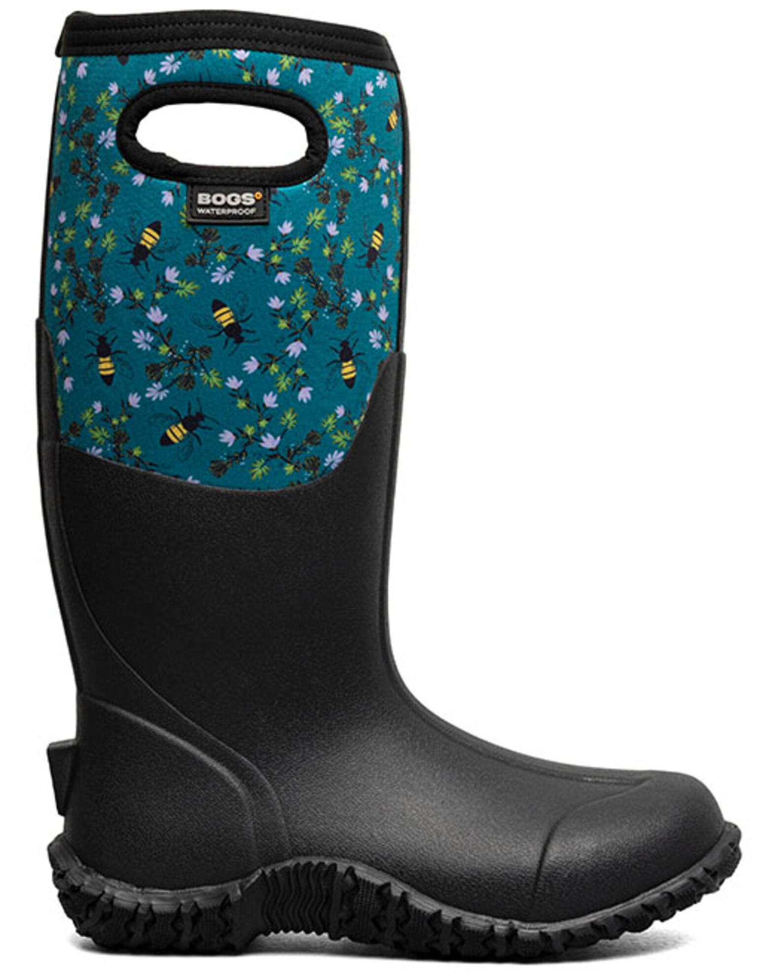 Bogs Women's Mesa Bees Rubber Boots - Round Toe, Turquoise