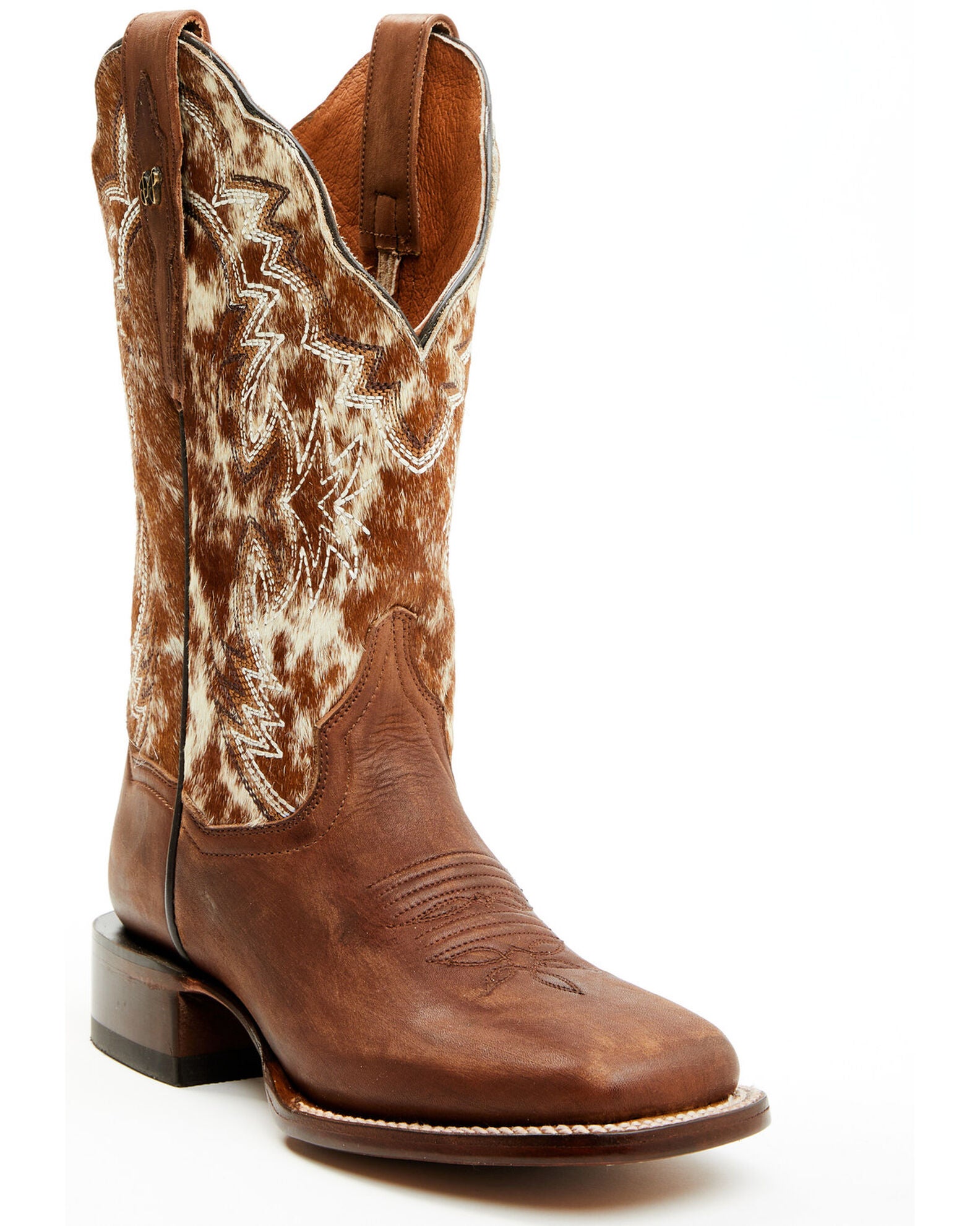Dan Post Women's Clarabelle Western Boots - Broad Square Toe, Brown