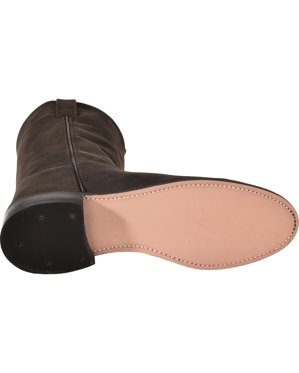 Old West Men's Roper Western Boots - Round Toe, Distressed