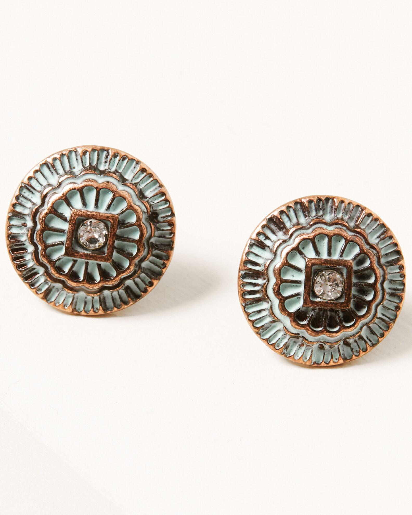 Shyanne Womens Bronze And Turquoise 6 Piece Earrings Set Boot Barn