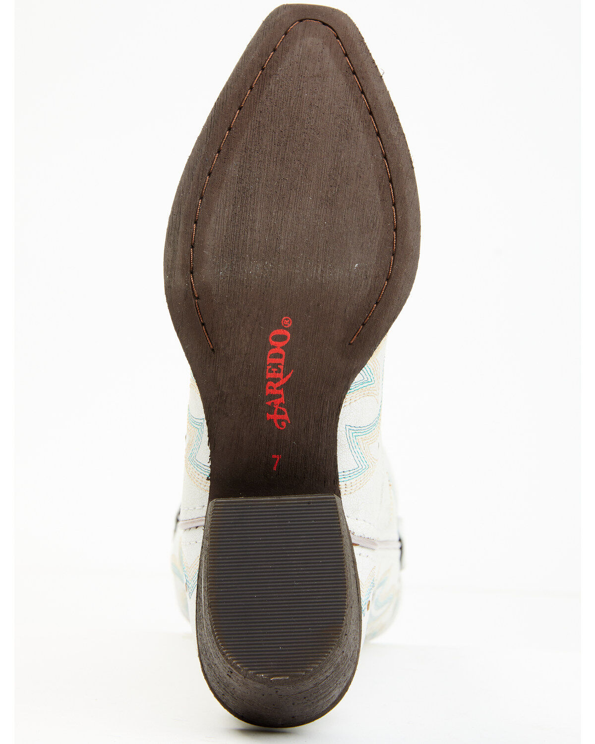 Laredo Women's Adrian Wide Calf Western Boots - Snip Toe, White