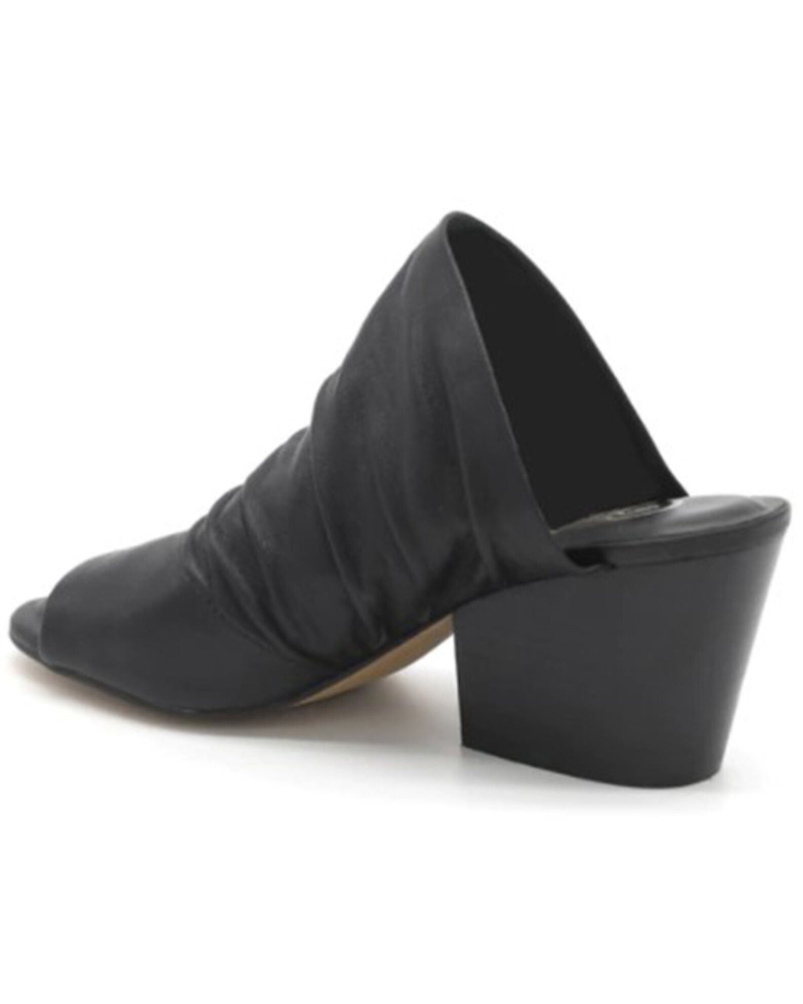 Golo Shoes Women's Landon Black Open Toe Mule, Black