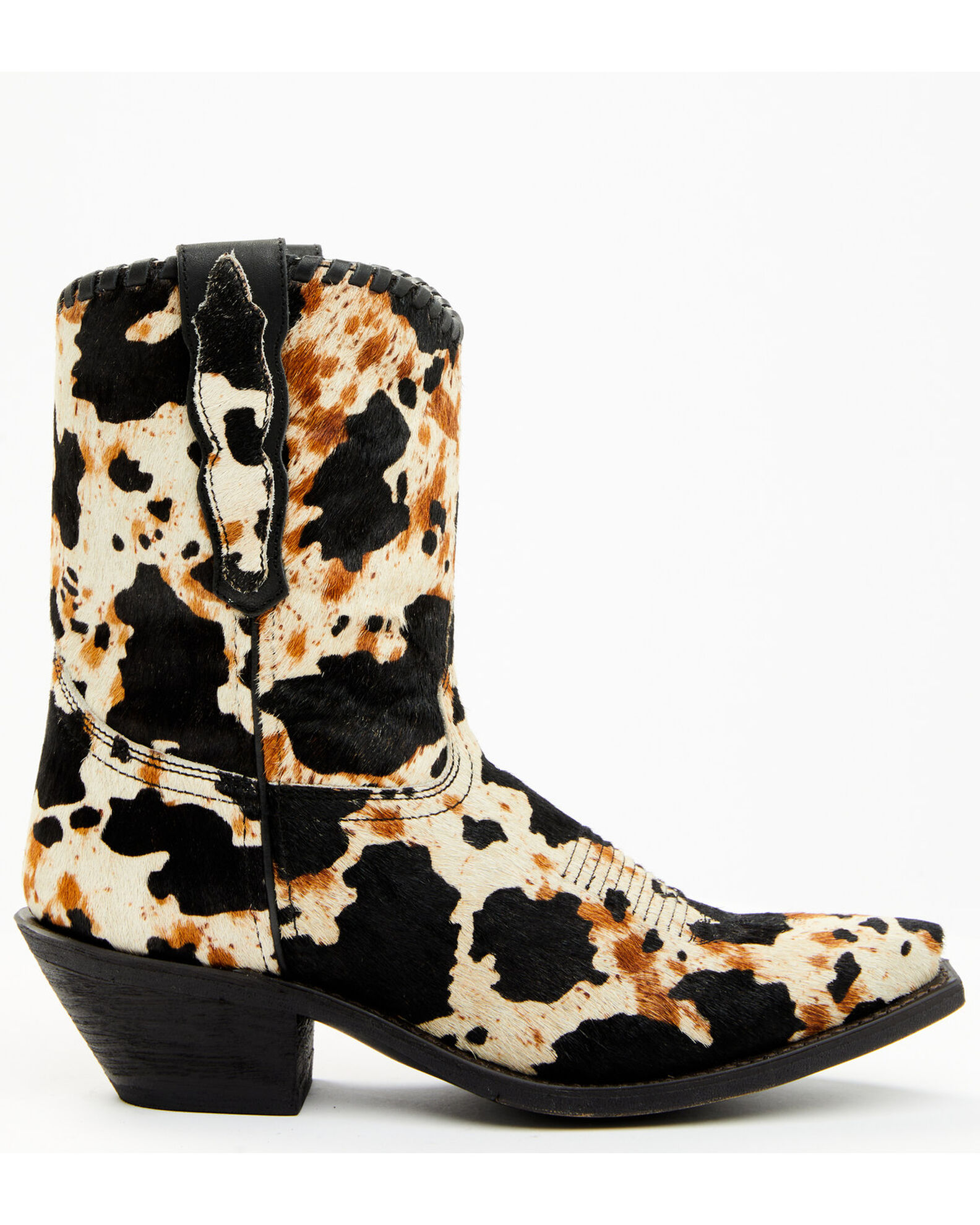 Laredo Women's Carleigh Hair On Hide Western Fashion Booties - Snip Toe ...