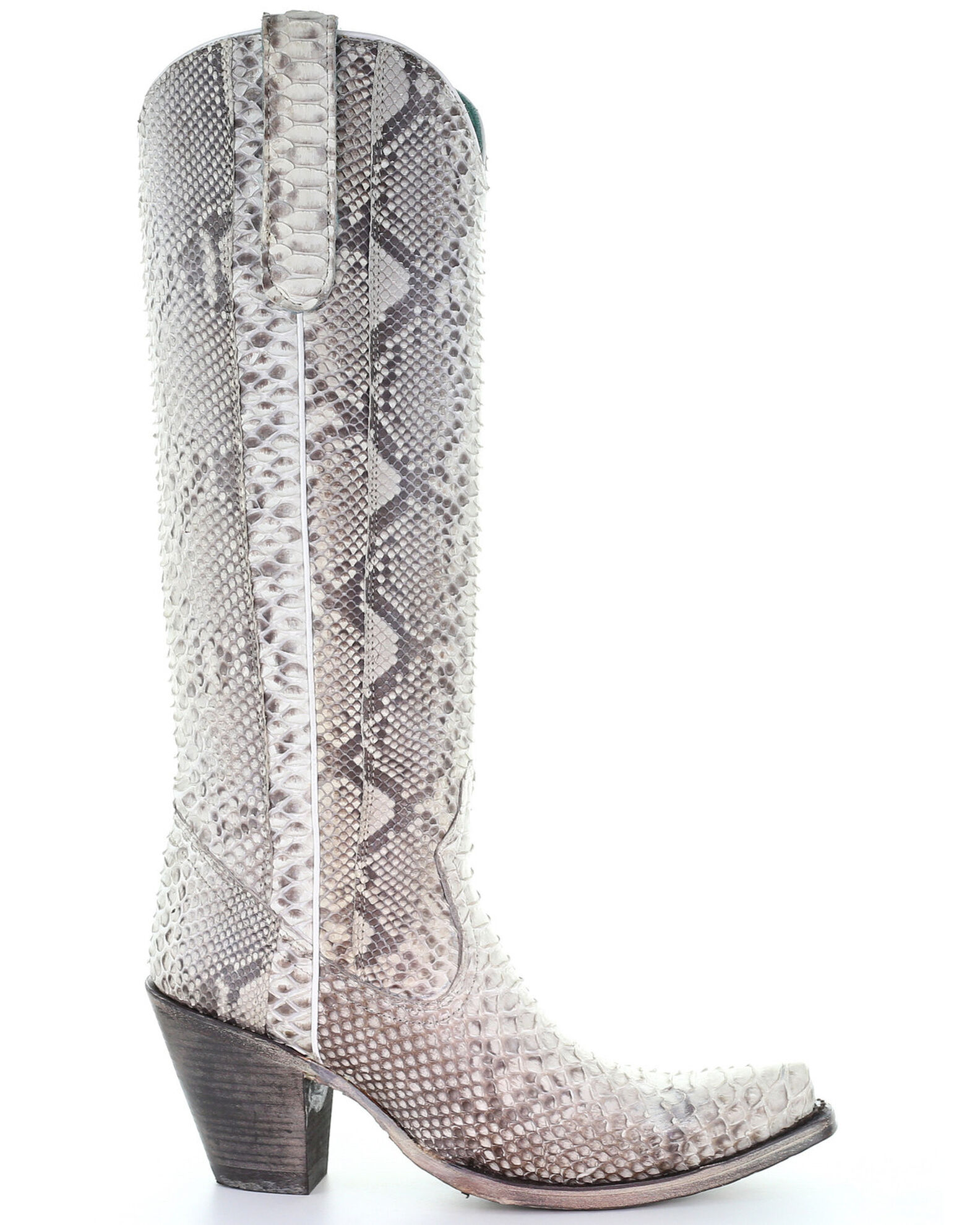 Corral Women's Python Tall Western Boots - Snip Toe, Python